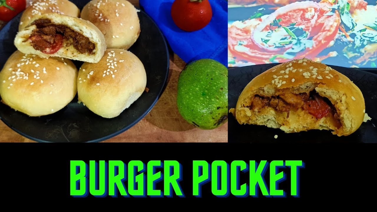Easy Cheeseburger Pockets | Soft AND JUICY POCKET BURGER # ...
