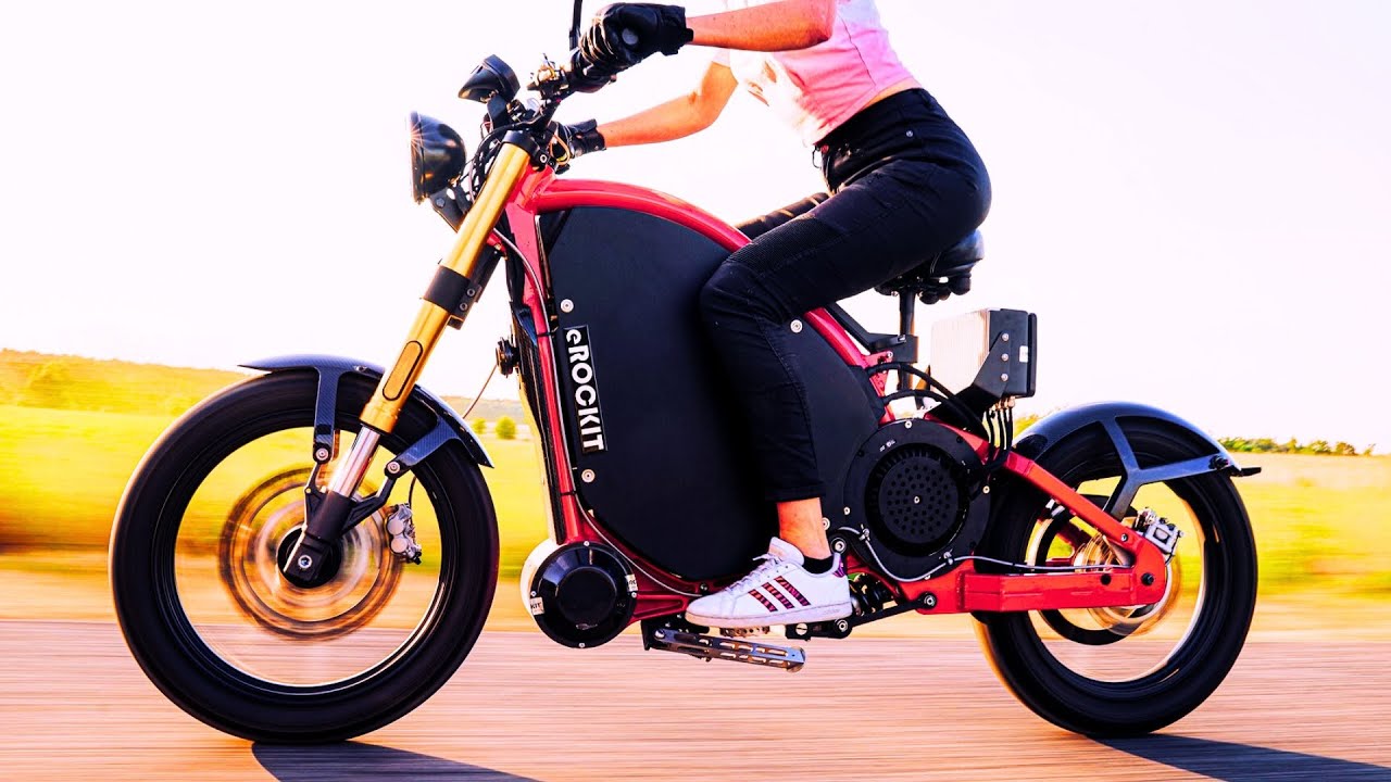 Pedal-controlled Electric Motorcycle - YouTube
