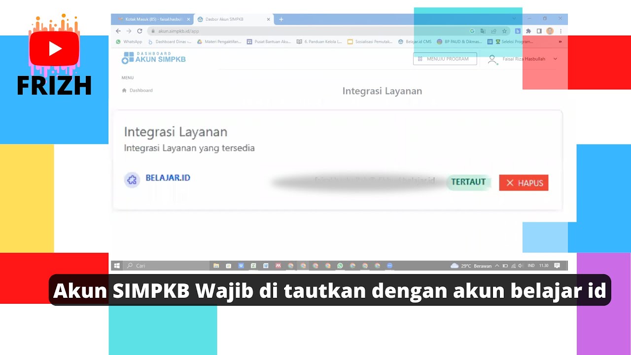 [Full] Terkendala Penautan Akun Belajar id pada SIMPKB Silahkan Simak ...
