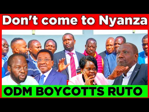 Ruto kwisha! ODM Mps and Governors BOYCOTTS Ruto Ahead MP Ong'ondo Were's Burial in Homabay