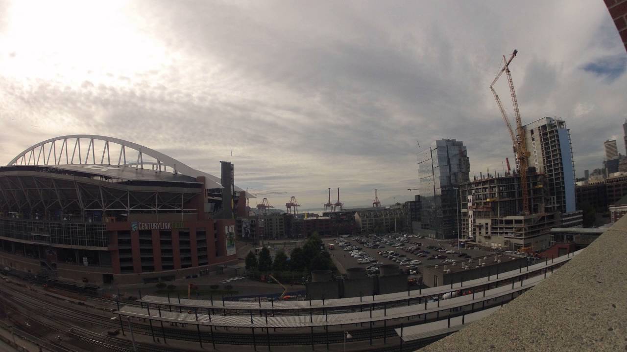 Century Link Field and Building Construction Timelapse - YouTube