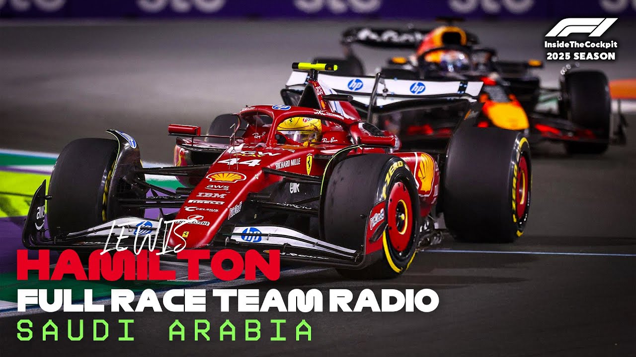 Lewis Hamilton Full Race Team Radio | 2025 Saudi Arabian Grand Prix ...