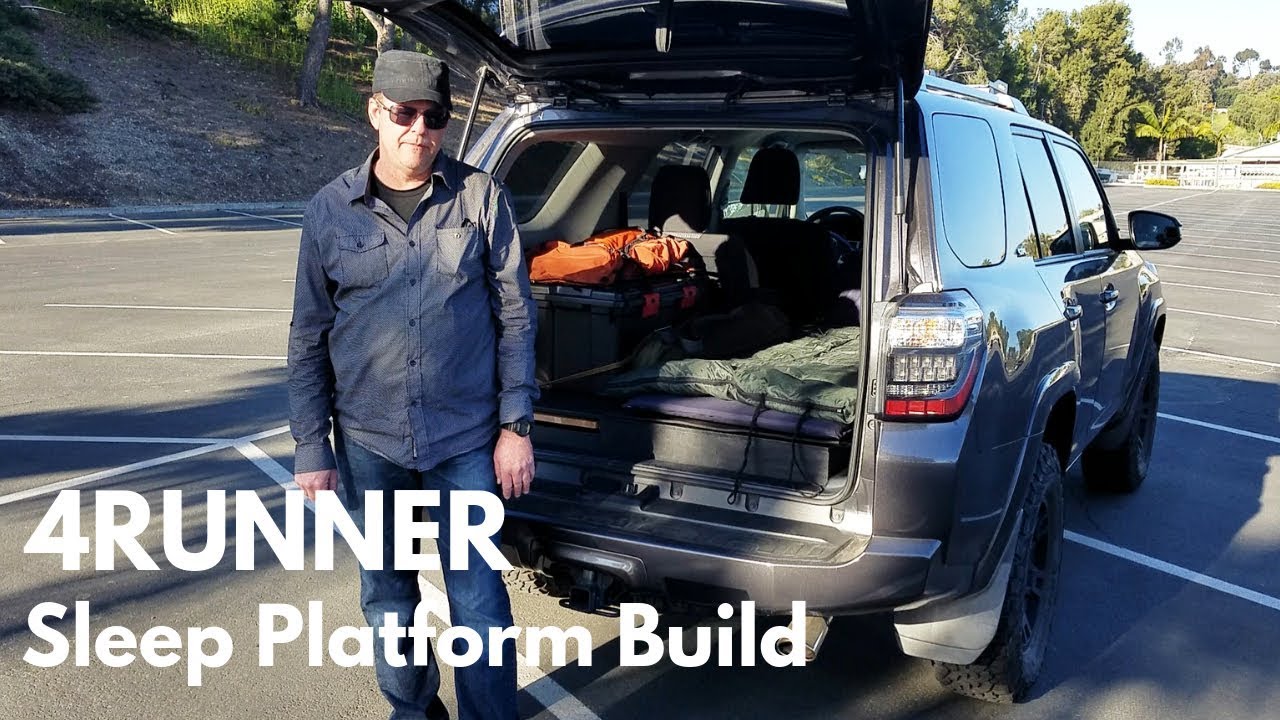 4Runner Sleeping Platform Storage System Build - YouTube