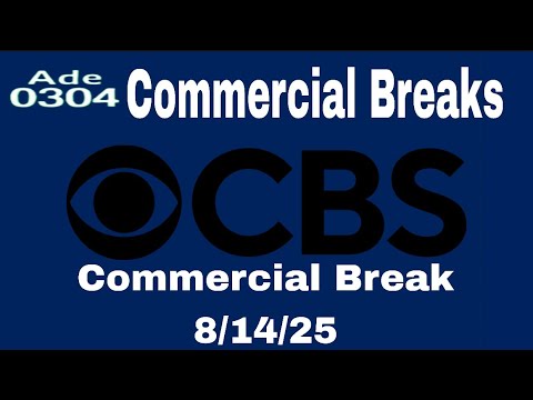 CBS Commercial Break 8/14/25 - YouTube