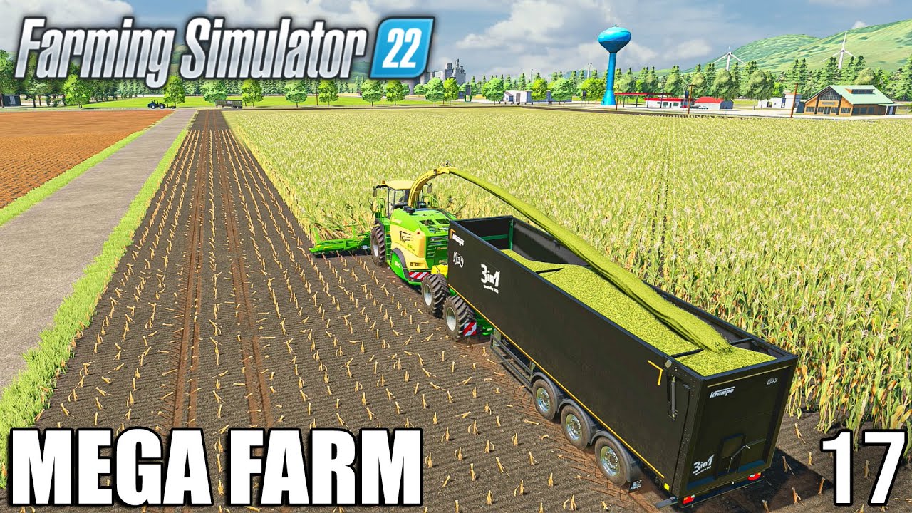 SILAGE Harvest and LOAD with KRONE Semi-TRAILER | MEGA FARM Challenge ...