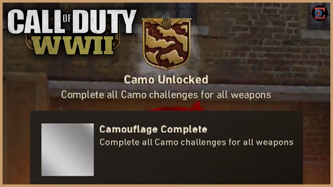 Unlocking CHROME CAMO in Call of Duty: WW2 - YouTube