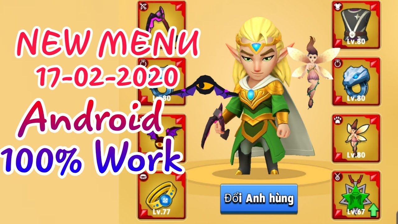 ARCHERO • Android • Menu mới • 17/02 - YouTube