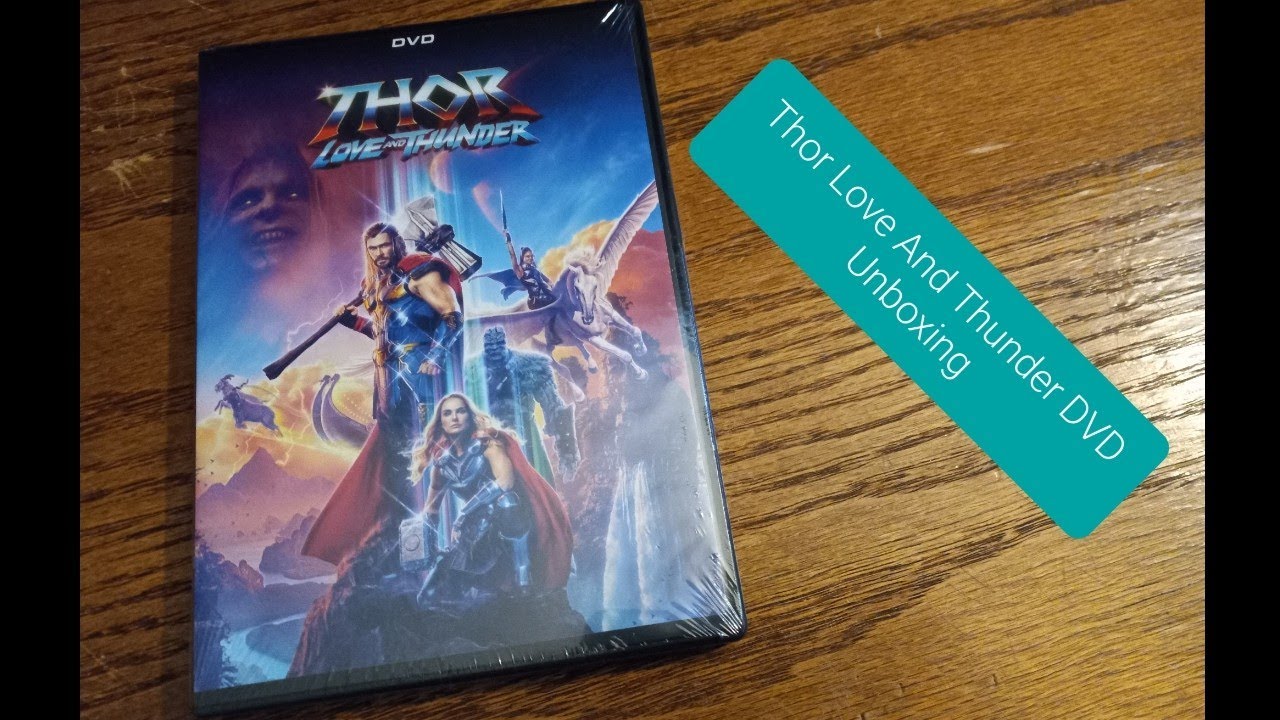 Thor Love And Thunder DVD Unboxing - YouTube
