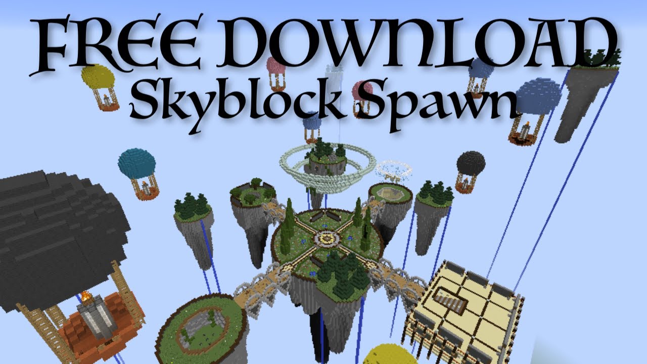 Amazing Skyblock Spawn + [FREE DOWNLOAD] - YouTube
