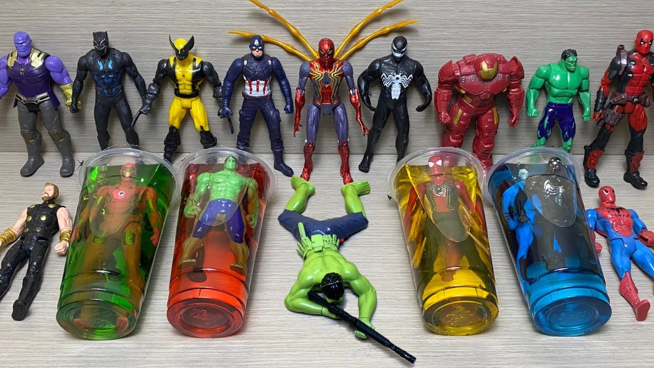 AVENGERS TOYS #343 /Action Figures/Unboxing/Cheap Price/Spiderman ...