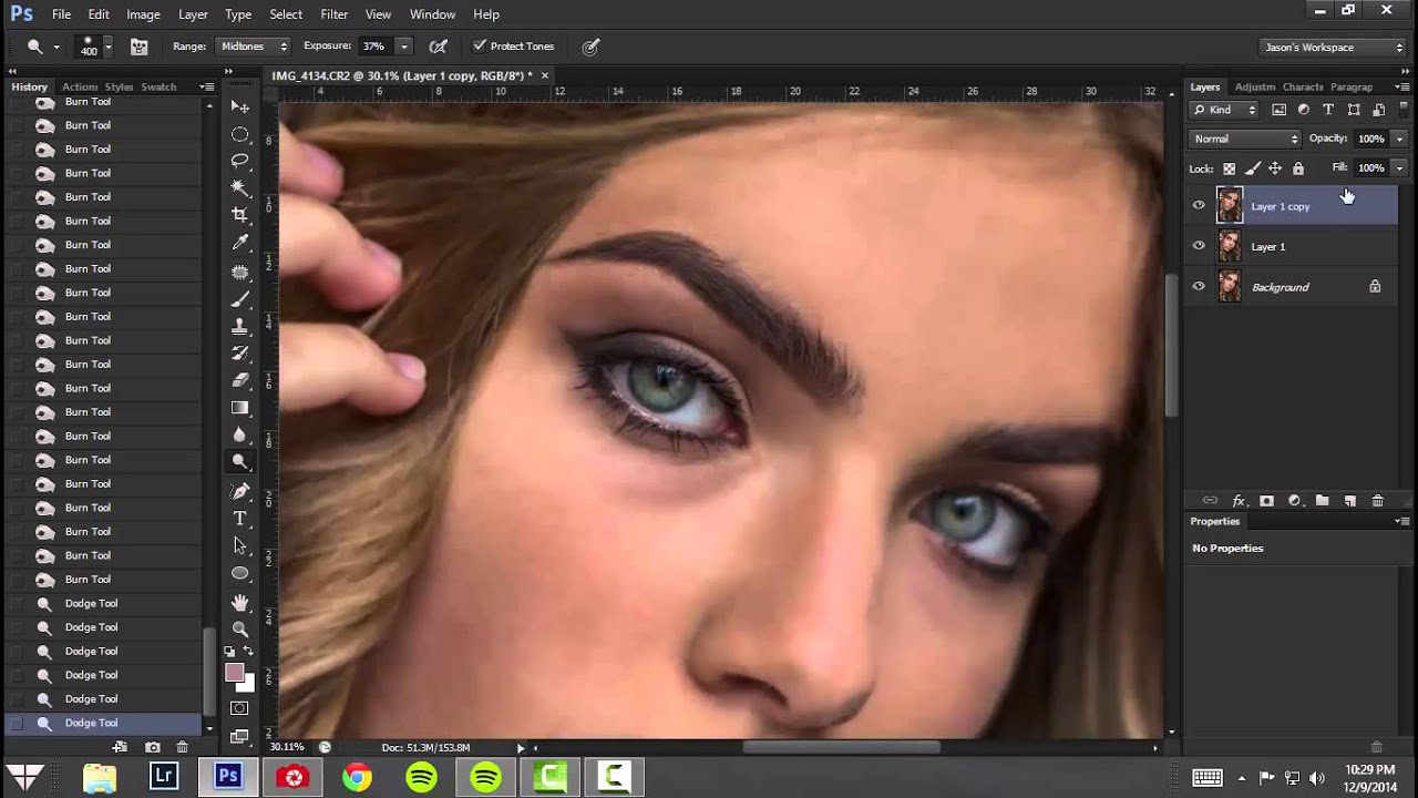 Jason Ruggiero | Photoshop Speed Retouch 2 - YouTube