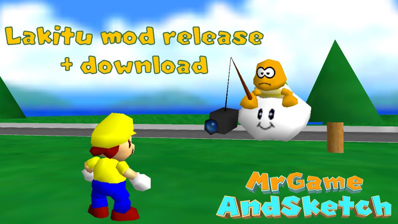 [SM64] Mod Release: Lakitu with Camera + Greenscreen map - YouTube