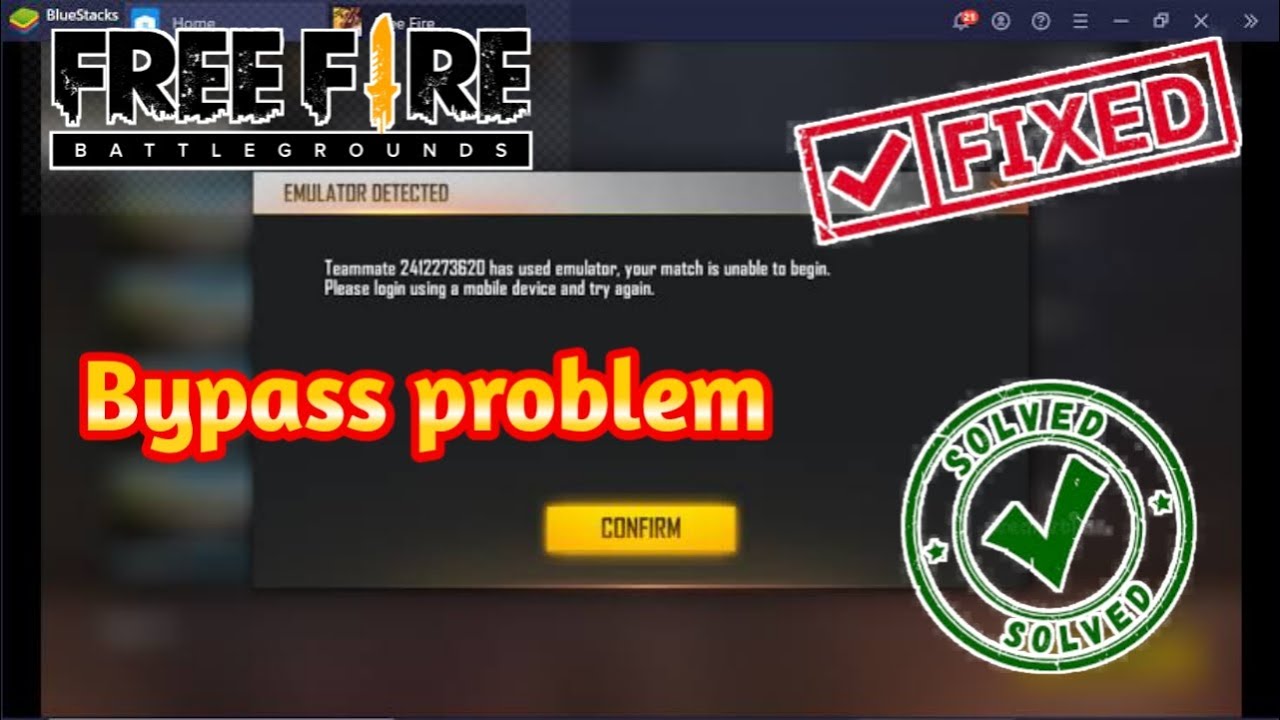 How to fix Bypass emulator detected problem in free fire - Bypass ...