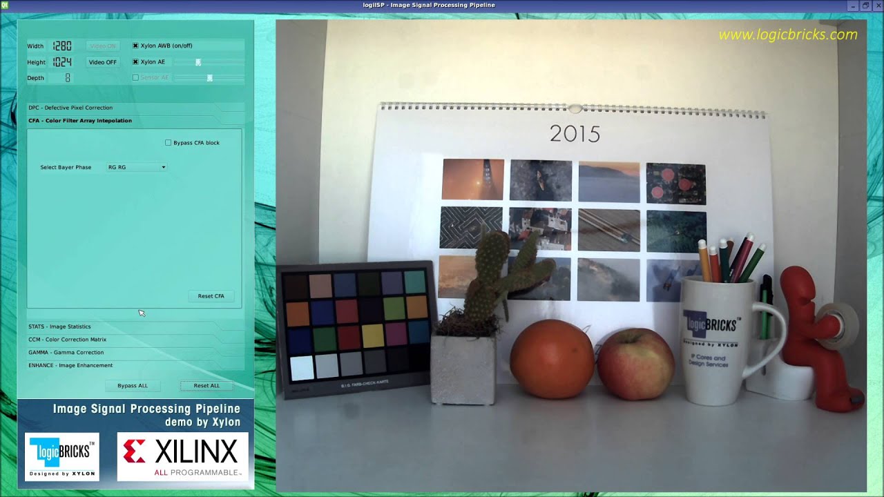 Xylon ISP pipeline for Xilinx SoC/FPGA on MicroZed Embedded Vision Kit ...