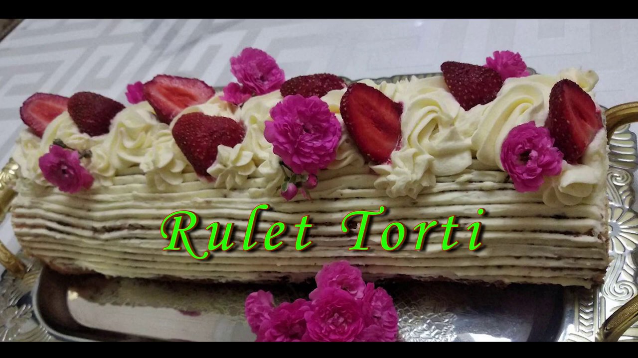 Shirin dunyo Rulet Tort. Готовим дома, Торт рецепты. - YouTube
