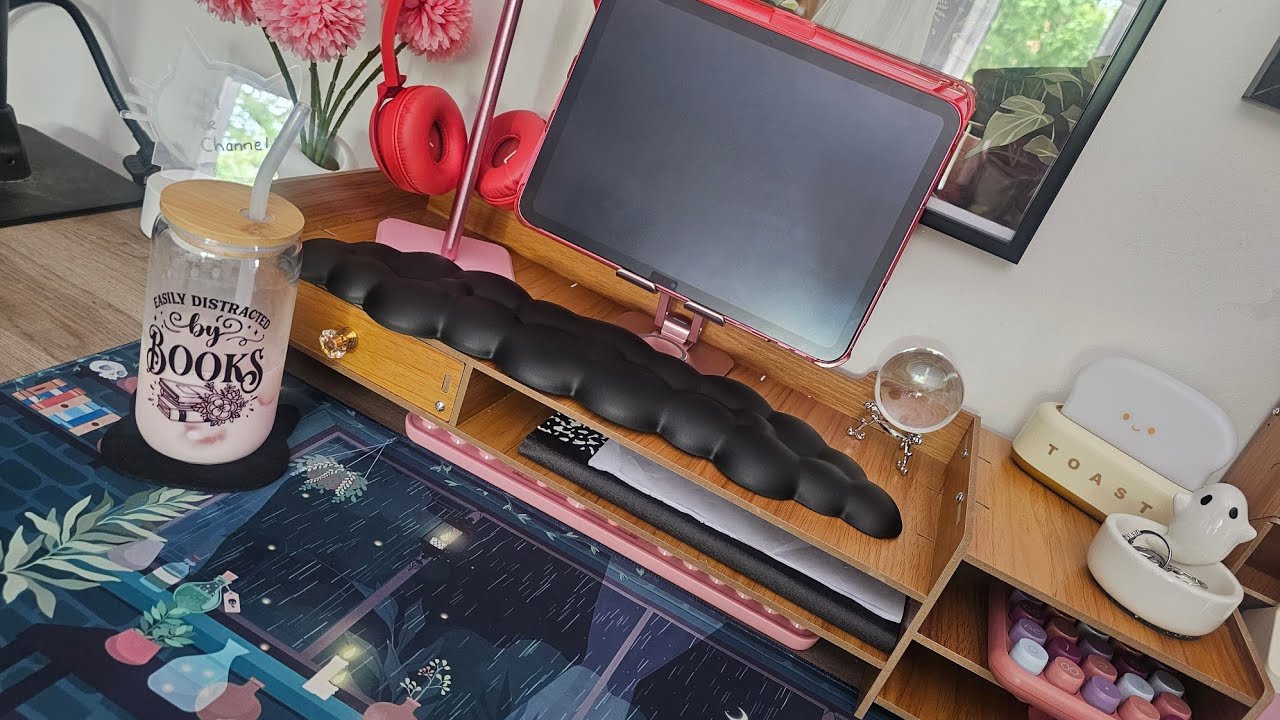 ASMR Drink and ASMR Typing... click clacking! - YouTube