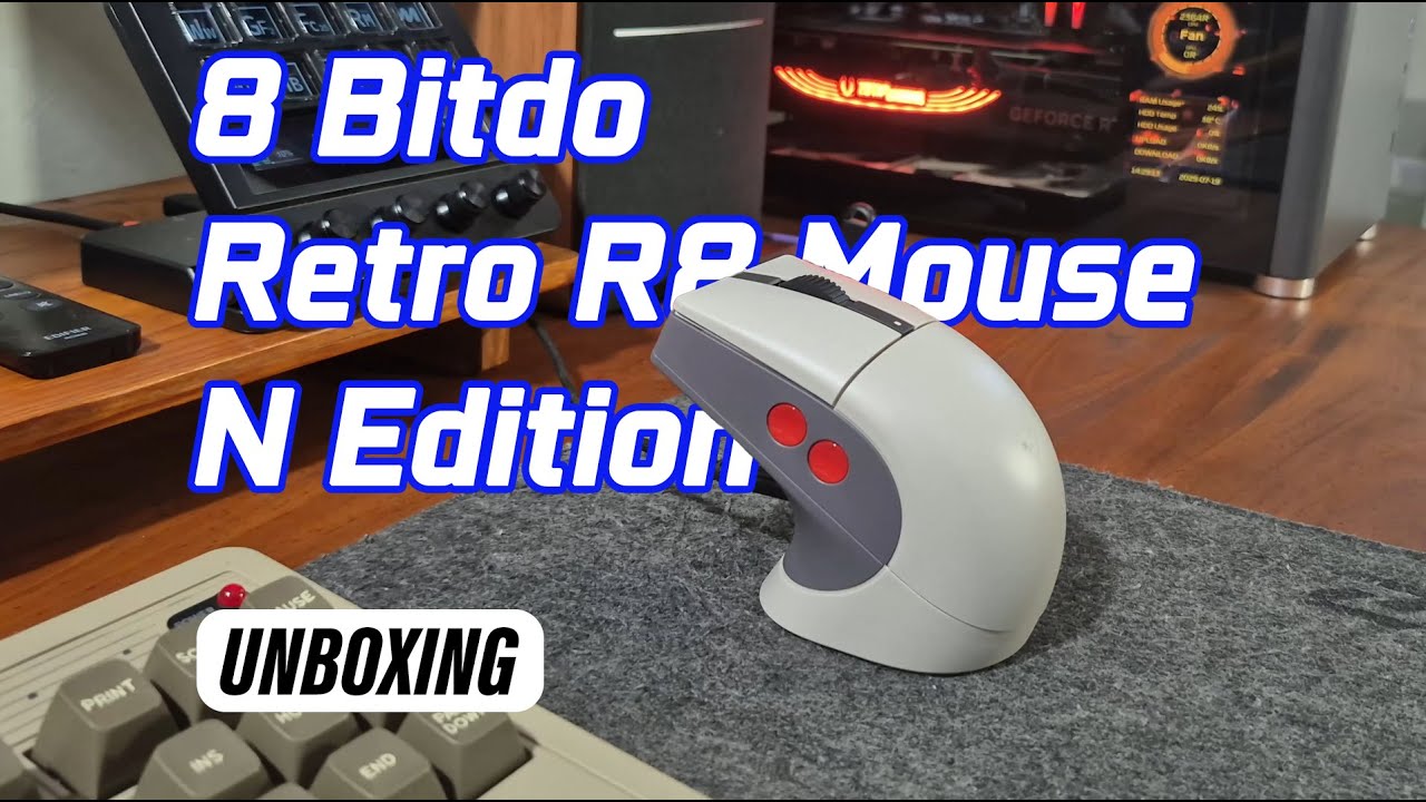 8BitDo Retro R8 Mouse - N Edition - UNBOXING - YouTube