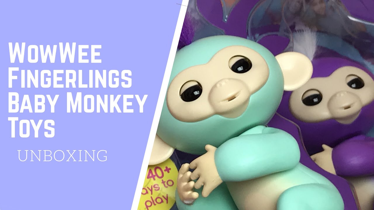 WowWee Fingerlings Interactive Baby Monkey Toy Unboxing - YouTube