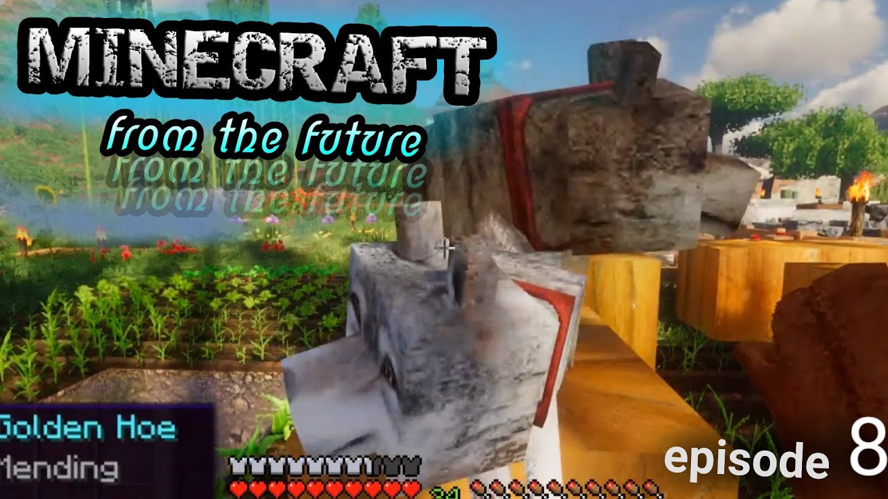 Minecraft from the future, episode 8: farming with the dogs and getting ...