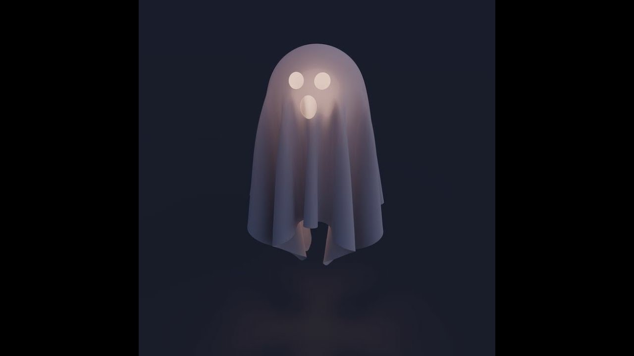 How to Model 3D Cloth Ghost. - YouTube