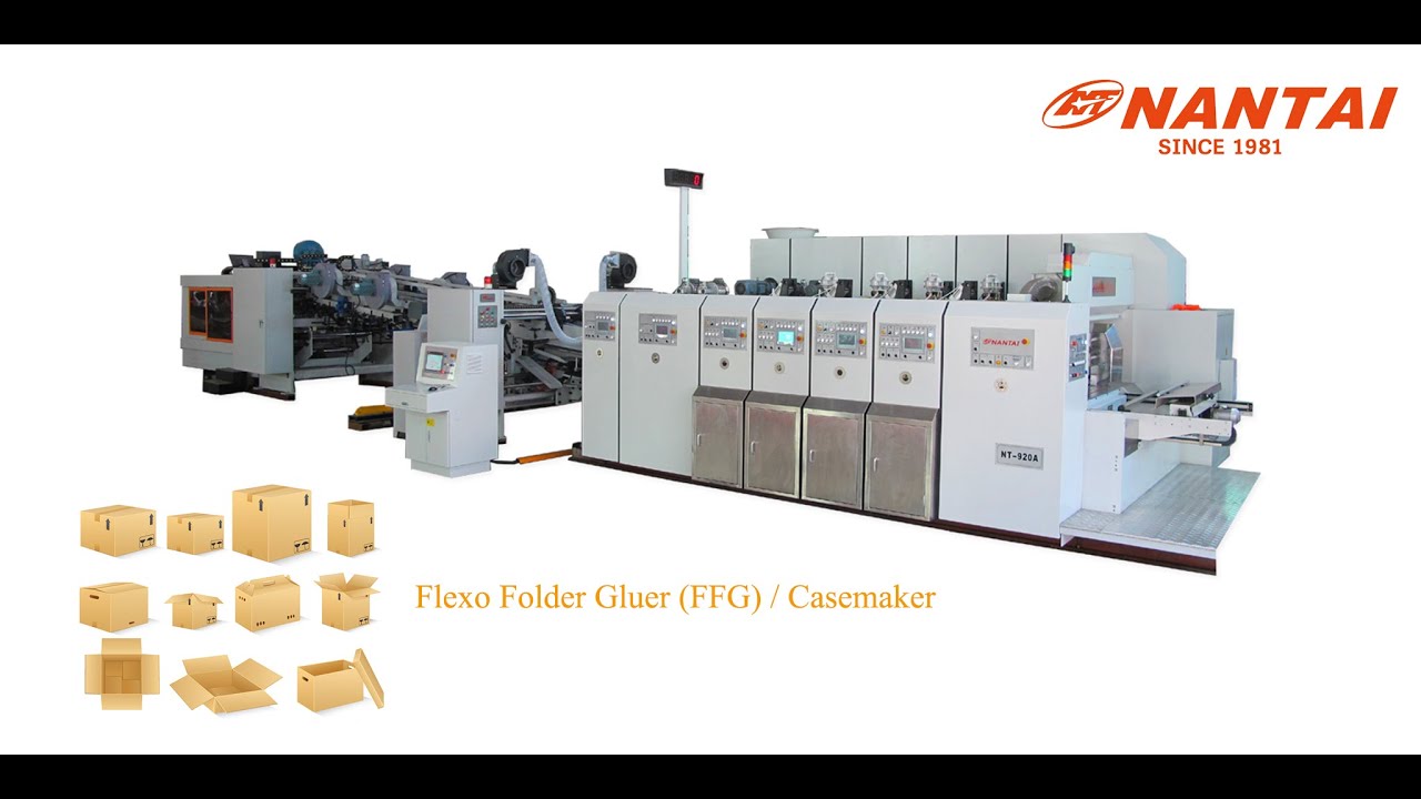 FFG Casemaker | Nantai Flexo Printer Folder Gluer | Casemaker | Auto ...