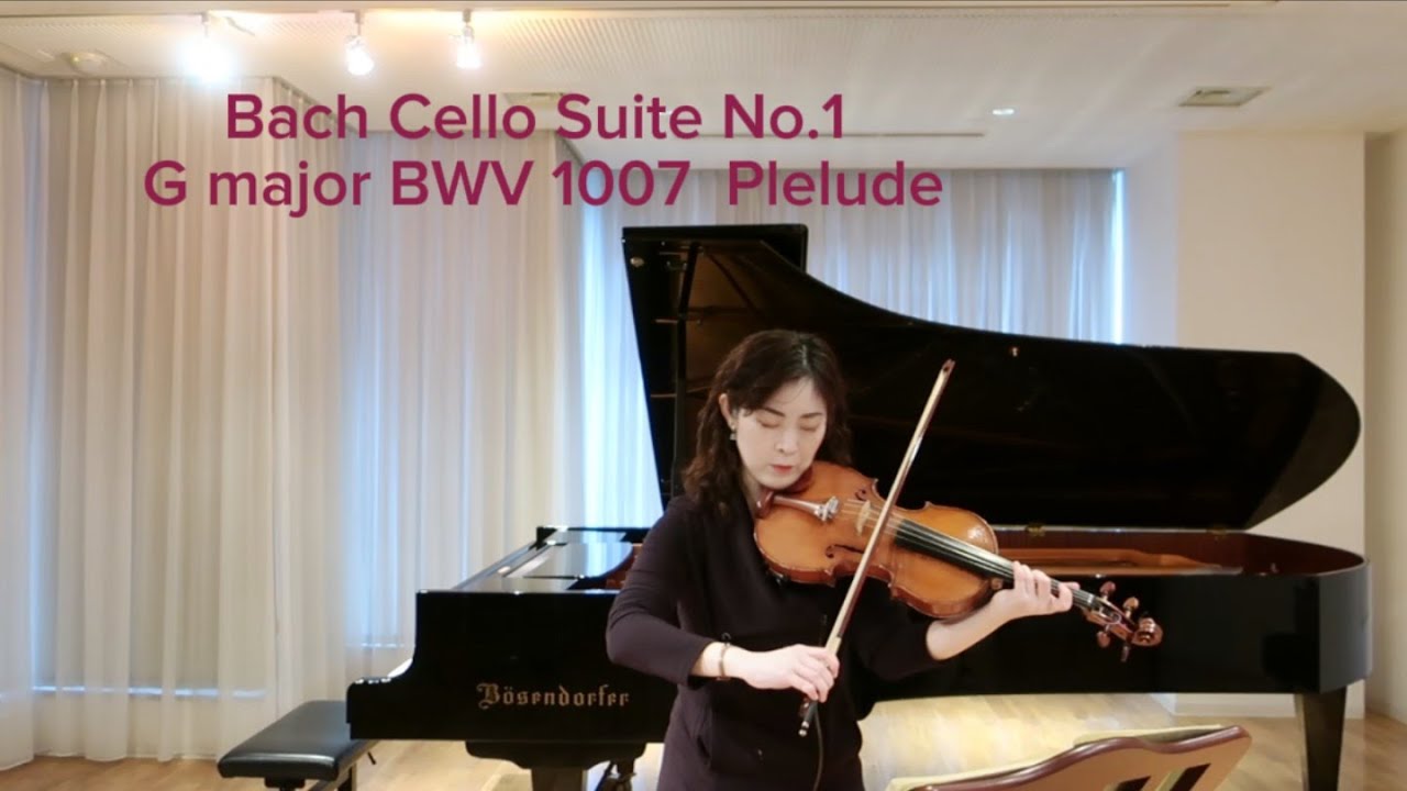 Bach Cello Suite No.1 in G major BWV 1007 Plelude (Transc. for viola ...