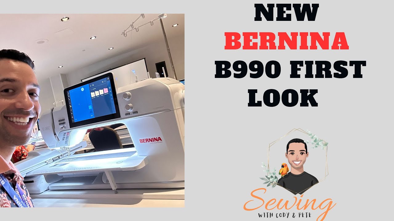 New BERNINA B990 First Look - YouTube