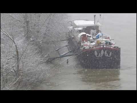 2018 INONDATIONS NEIGE c'est pire !!! à Triel