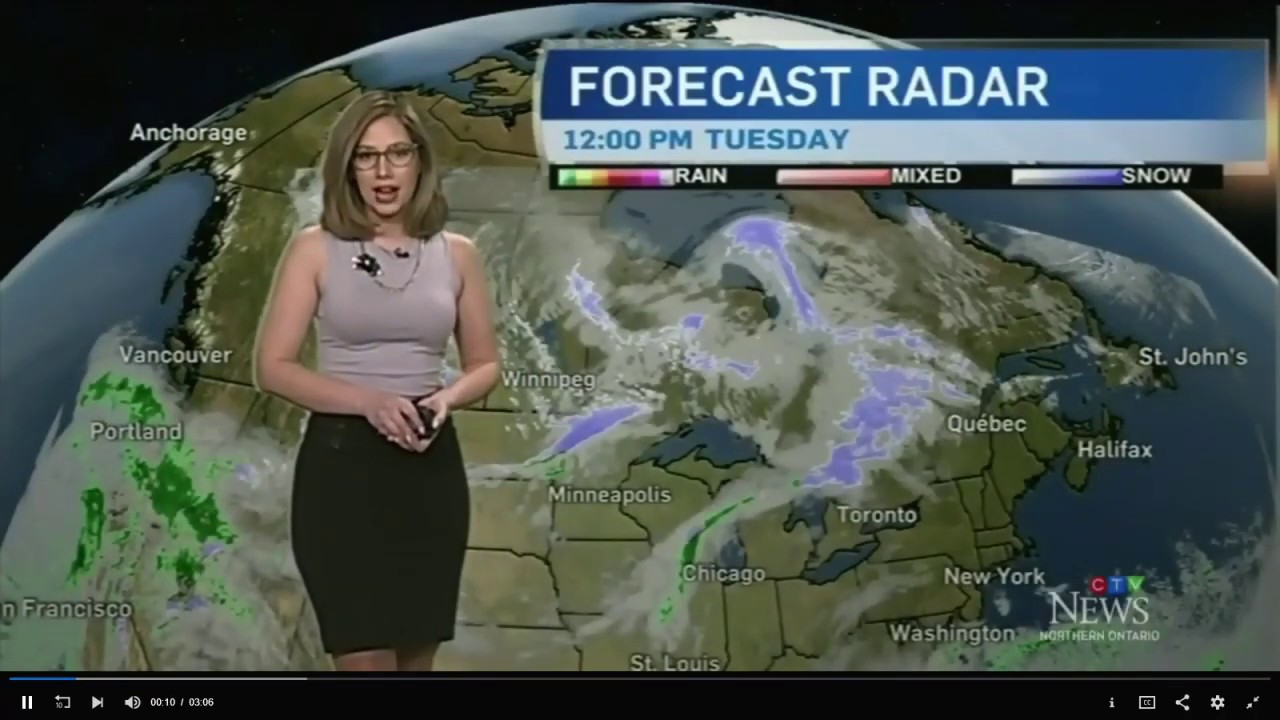 Jessica Gosselin Brassiere Bustin' Hardbody Weather Northern Ontario ...