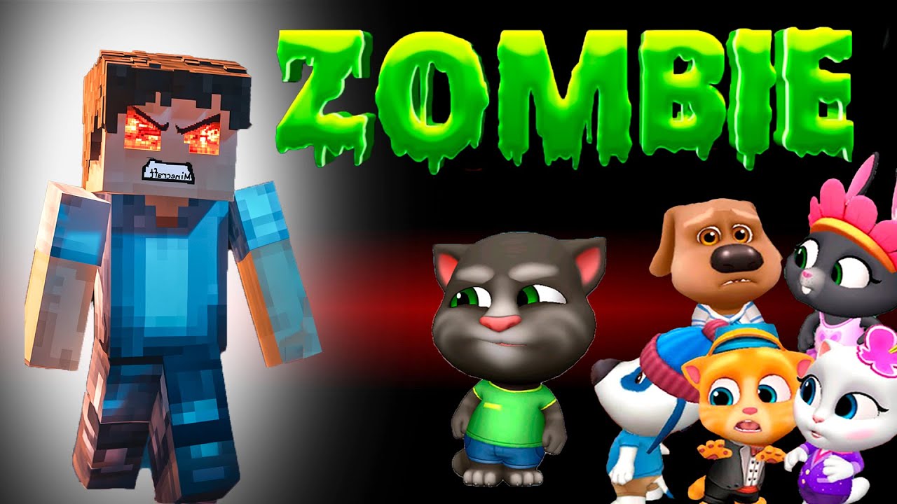 Minecraft Zombie 😥 \ Talking Tom and Friends - YouTube
