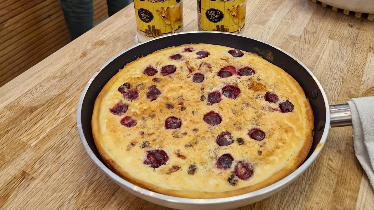 Gold Top Milk Clafoutis Noel Recipe - YouTube