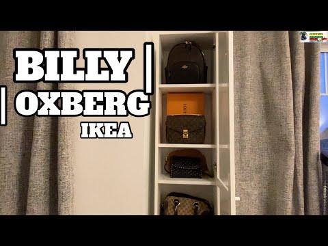 HOW TO ASSEMBLE BILLY / OXBERG IKEA | BOOKCASE WITH GLASS DOOR | ADAEAGLE