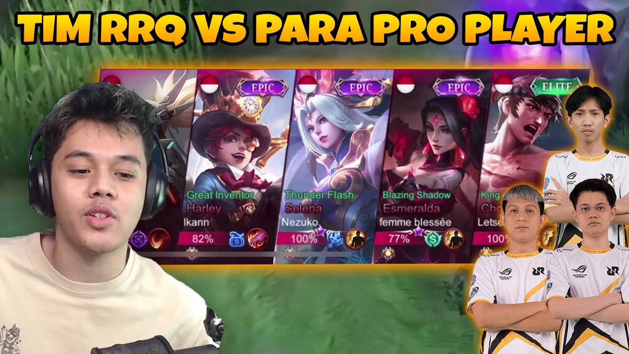 Lagi Bareng RRQ Malah Ketemu Para Pro Player!!😠- Mobile Legends - YouTube