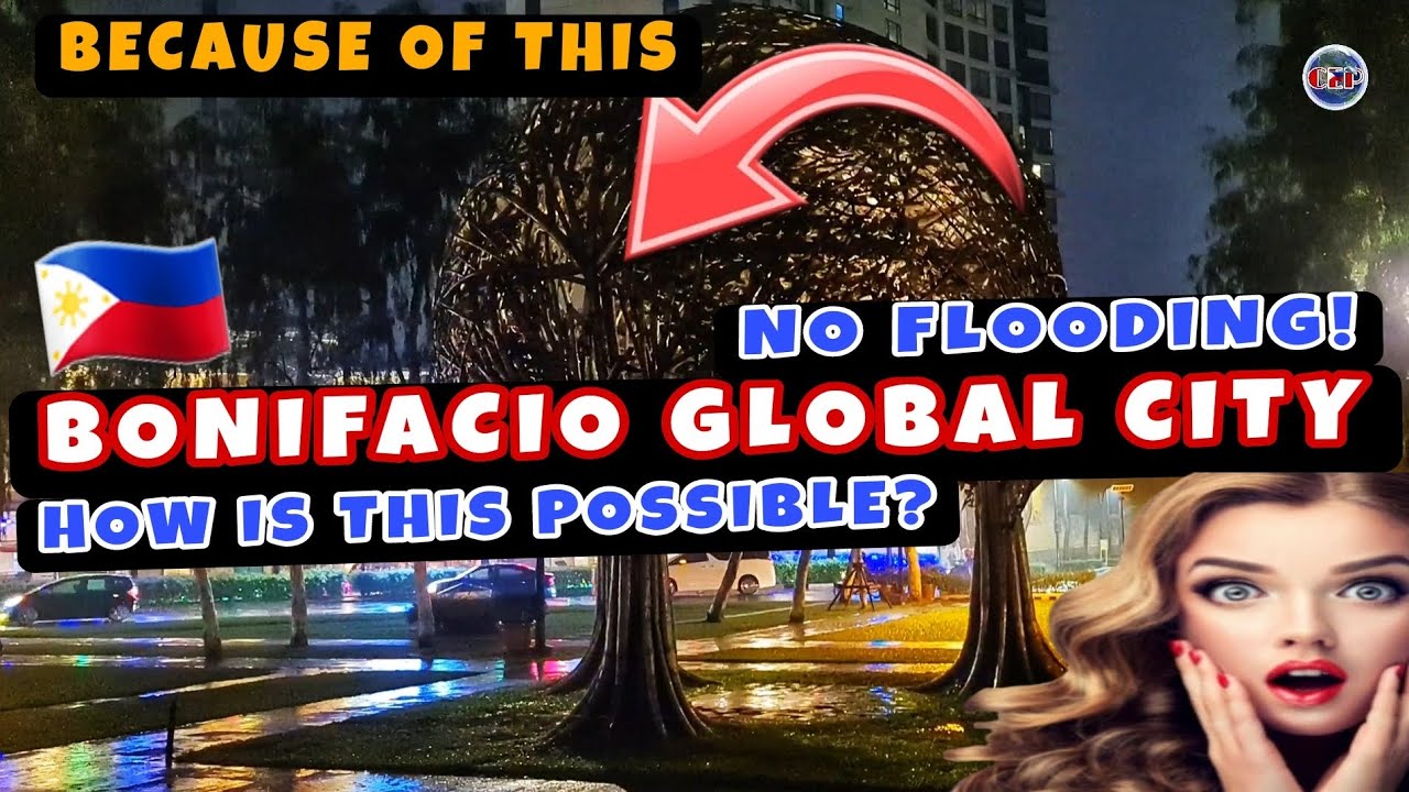 Mullti-Level Water Catch Basin Underneath Burgos Circle Saving BGC from ...