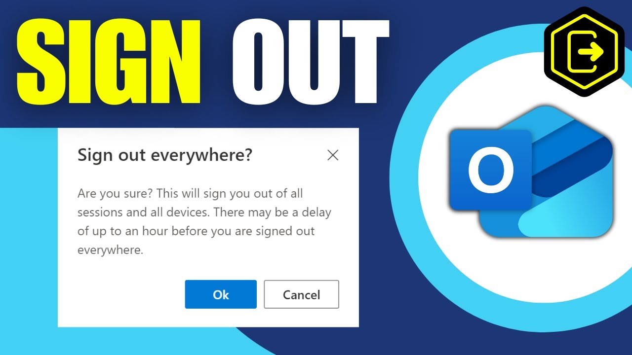 How To Sign Out Outlook From All Devices - YouTube