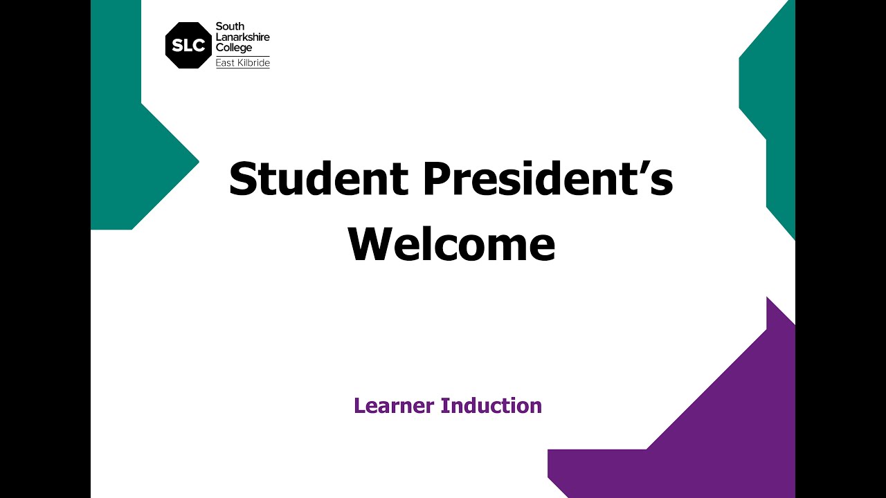 Student President Welcome 2025/26 - YouTube