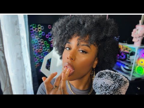 ASMR | Tingly Spit Painting & Wet Mouth Sounds