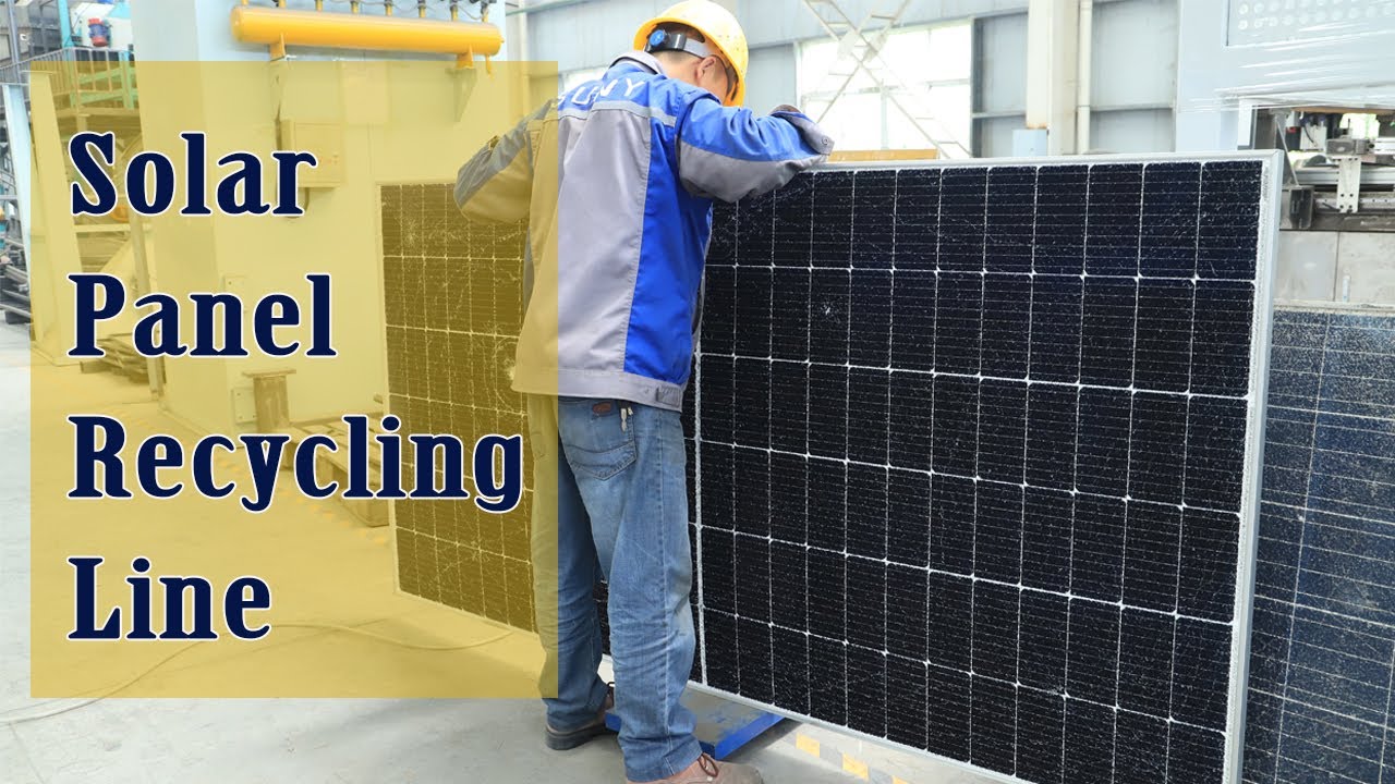 Solar Panel (PV Module) Disassembling and Recycling Line - YouTube