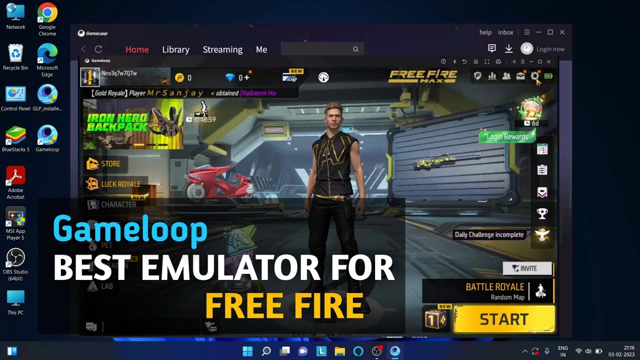 Gameloop Best Emulator For Free Fire || how to install gameloop ...