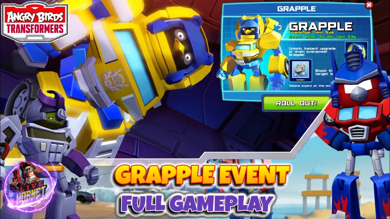 Grapple Event Full Gameplay, Angry Birds Transformers, No Commentary ...