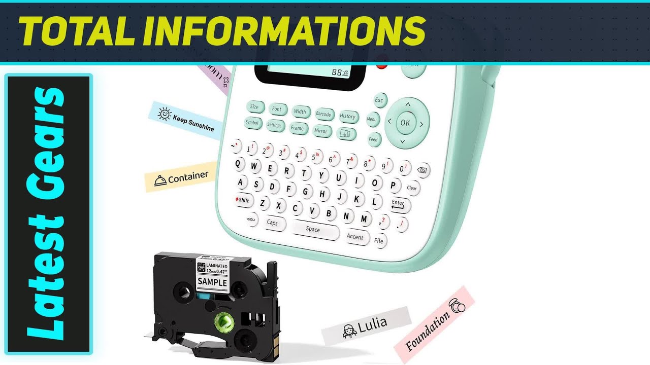 D210S Kids Label Maker: The Ultimate Portable Labeling Solution! - YouTube