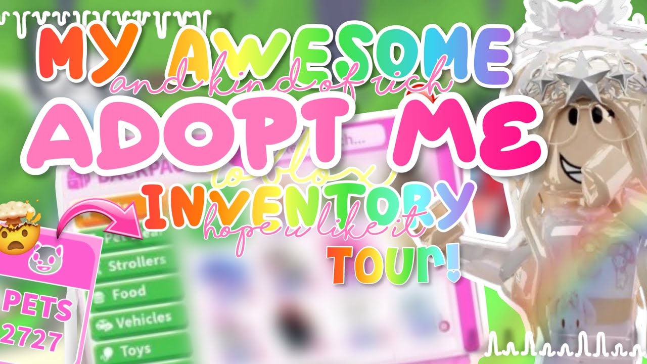My awesome inventory tour adopt me! - YouTube