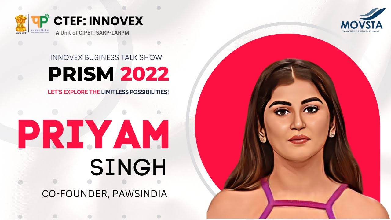 Priyam Singh | Co-Founder, PawsIndia | Shark Tank India | PRISM 2022 | MOVSTA | Bhubaneswar ...