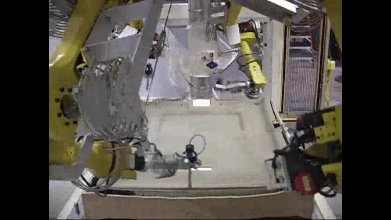 Robotic Water Jet Cutting - YouTube