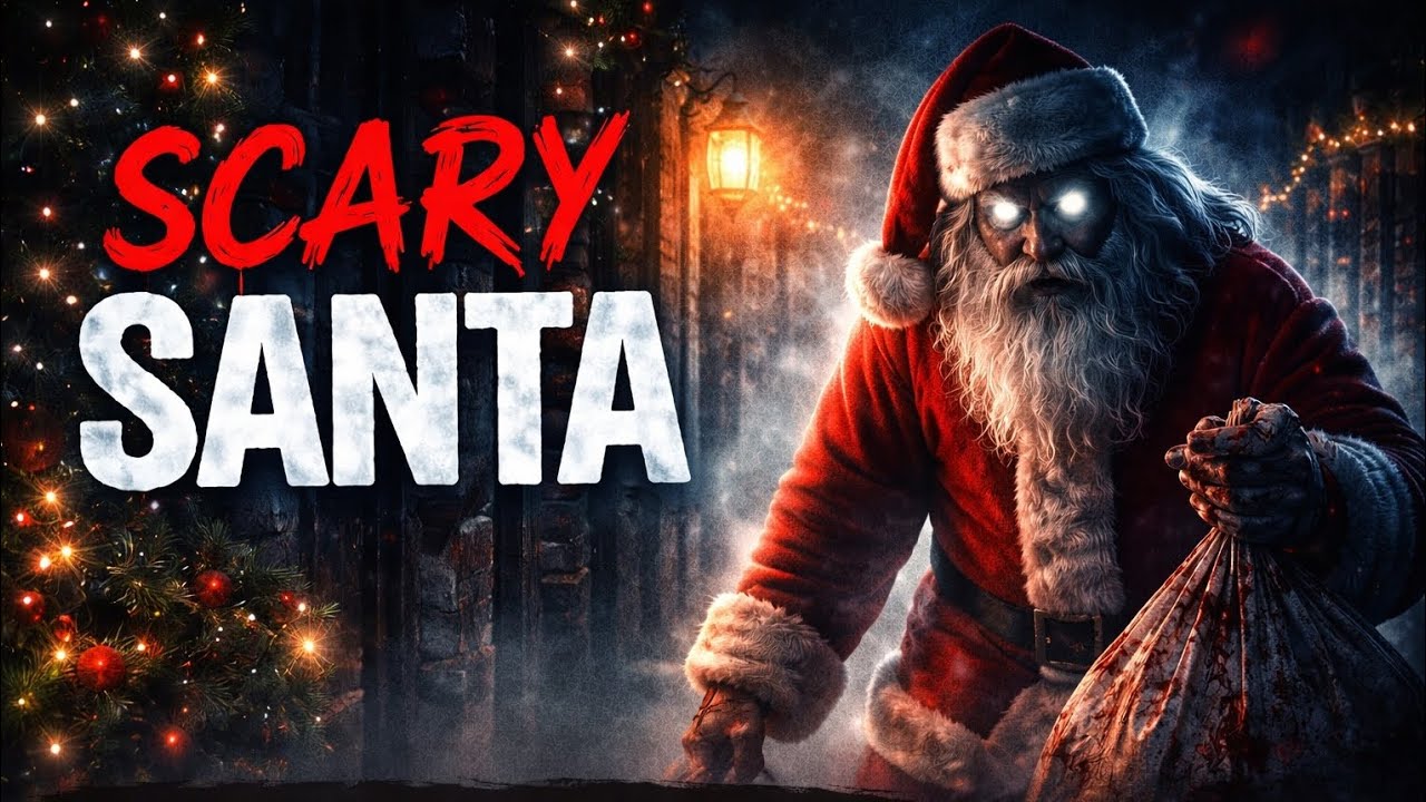Scary santa |Christmas horror short video |☠️💀 - YouTube