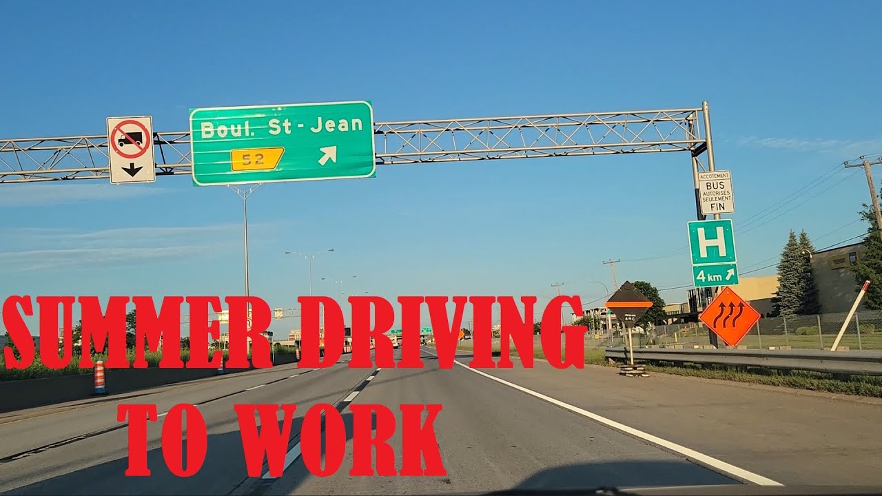 Summer Driving to Work | Summer Solstice | Longer days in Summer - YouTube
