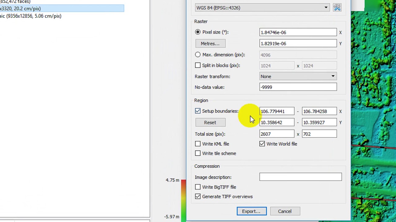 Agisoft PhotoScan workflow part 3 (without ground control points) - YouTube