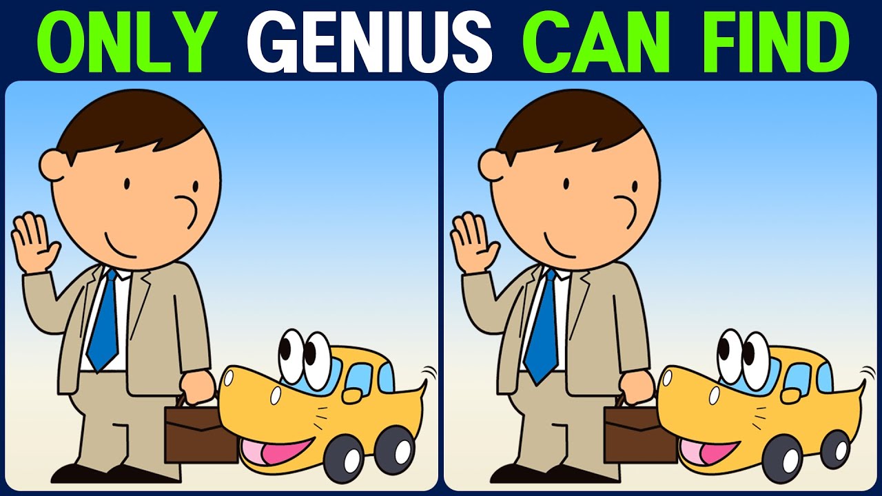 Brain exercise quiz! Find the difference between! │ Have fun, focus and ...