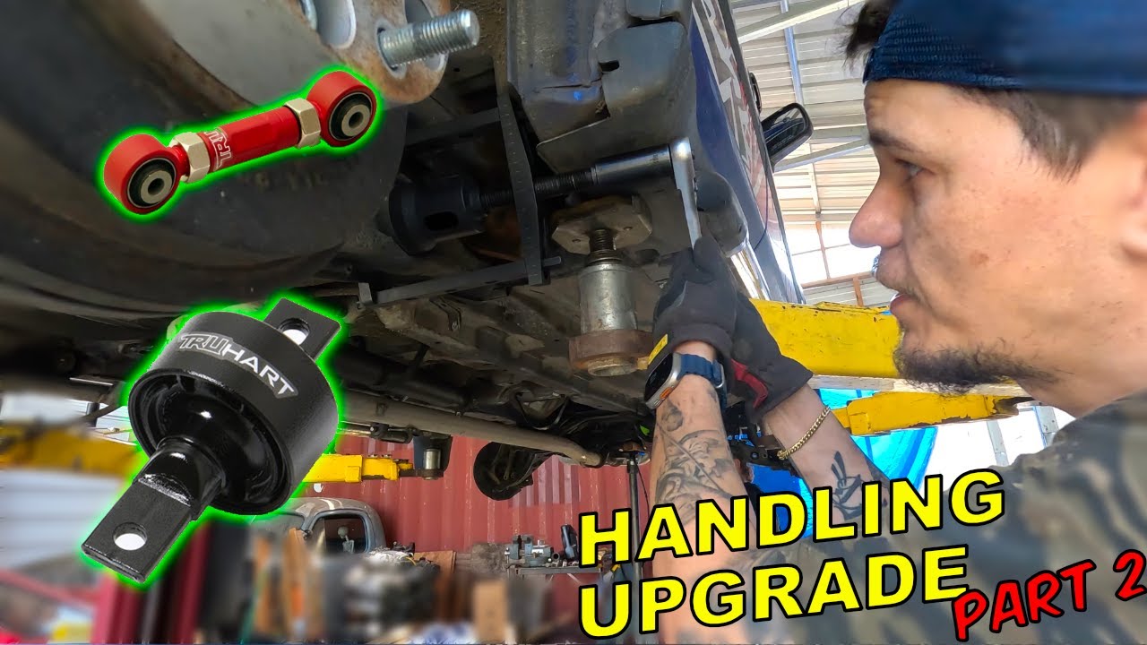 TruHart Trailing Arm Bushings & Toe Link - Fixing a Lifted CR-V Loose ...