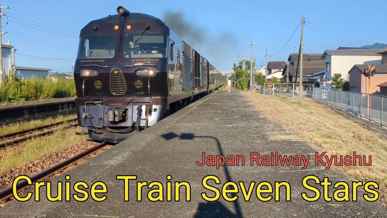 Luxury Cruise Train Seven Stars Japan Railway Kyushu Kyudai Main Line ...